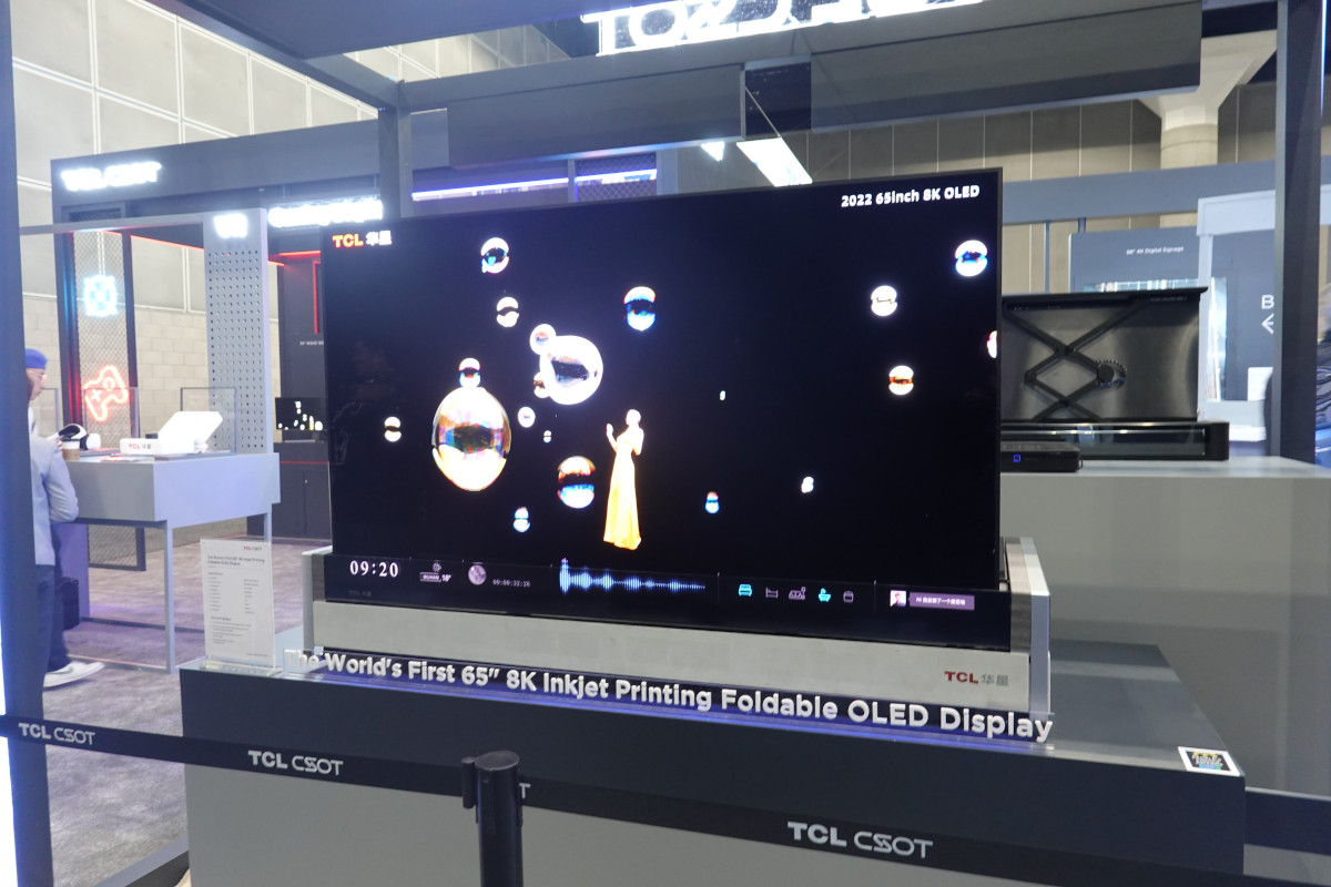 TCL CSoT shows new foldable and rollable inkjet-printed OLED prototypes | OLED-Info