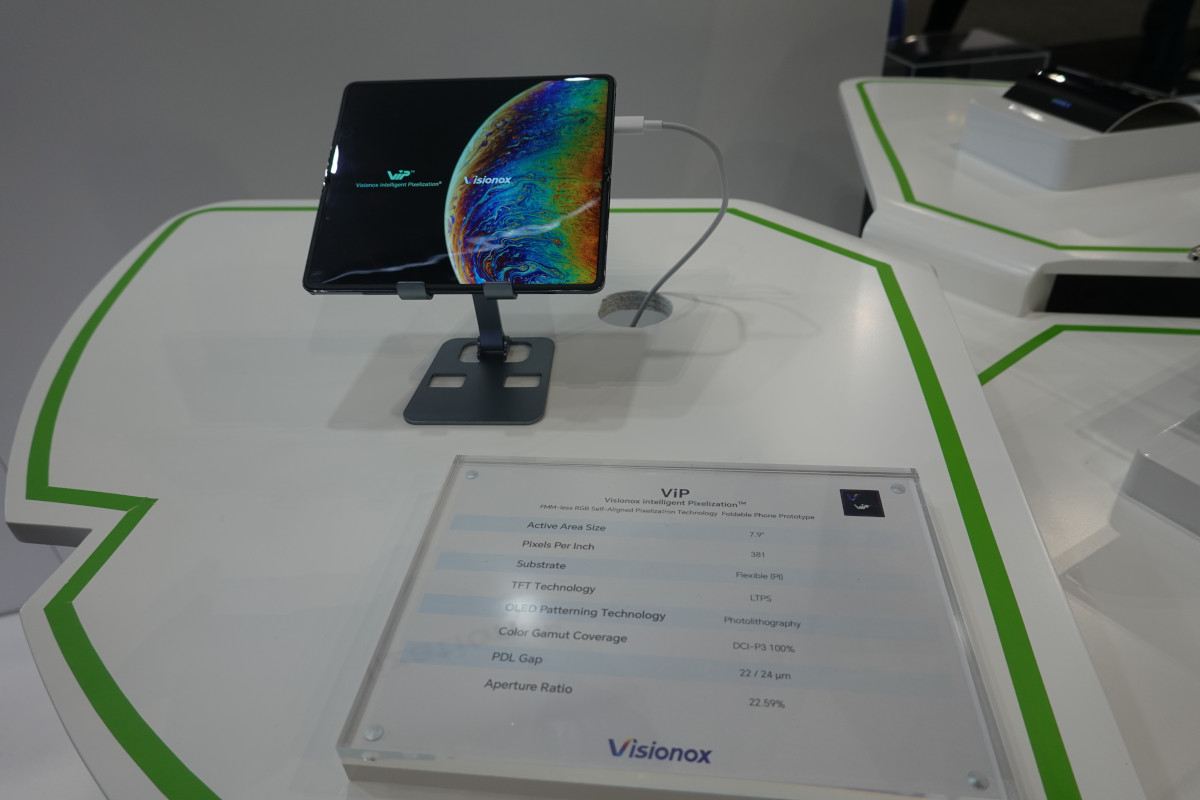 Visionox shows its latest OLED prototypes and technologies at Display ...
