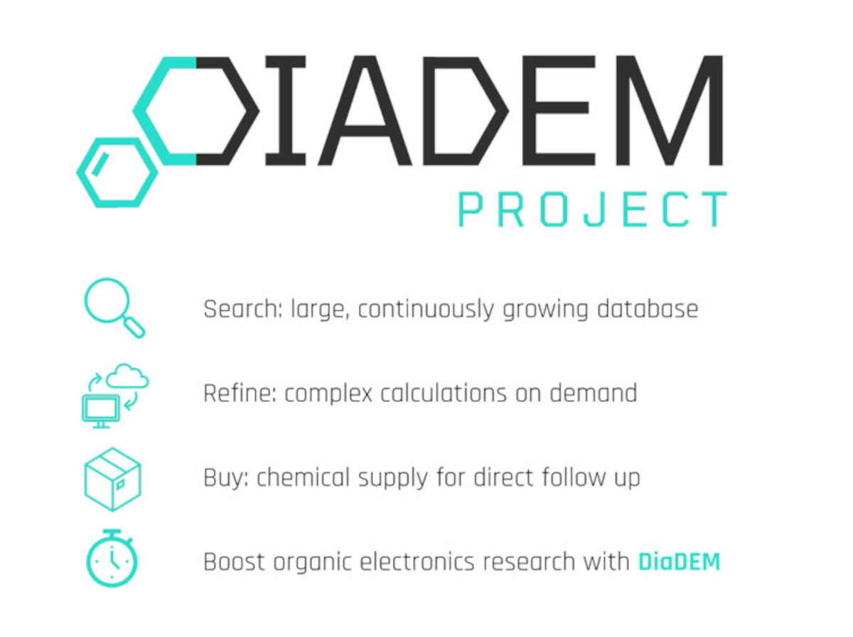 DiaDEM: A Digital Discovery Platform for Organic Electronics - Become a ...