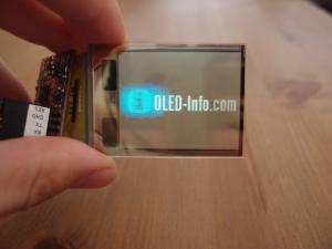 Hands on with 4D Systems 2" transparent PMOLED panel | OLED-Info