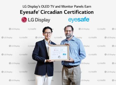 LG Display's WOLED panels receive Eyesafe's Circadian Certification ...